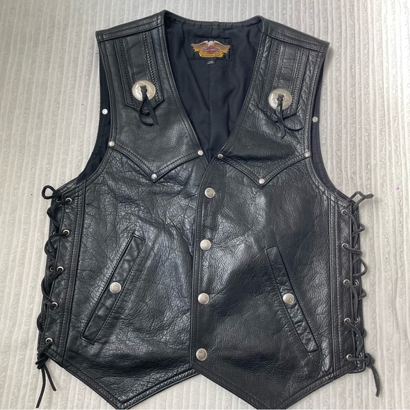 Harley-Davidson | Jackets & Coats | Harley Davidson Mens Black Leather ...